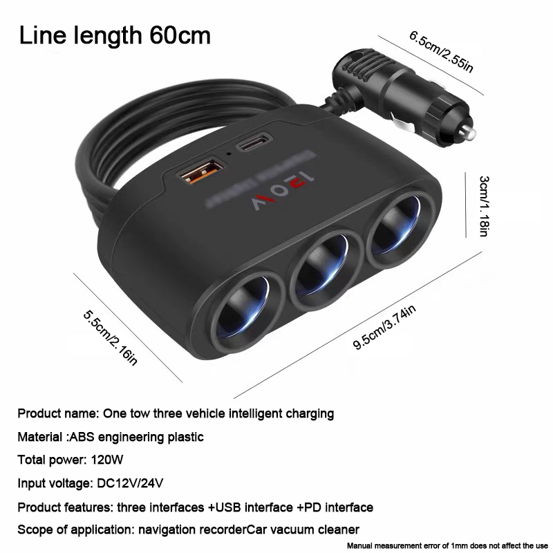 Technical Reply. 3-In-1 Car Charging Plug Adapter Cigarette Lighter ...