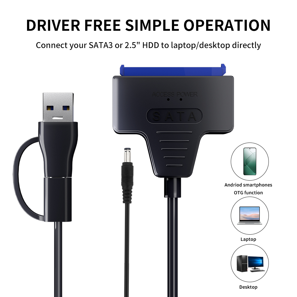 Technical Reply. USB 3.0 to SATA Cable for 3.5/2.5 Inch SSD HDD SATA ...