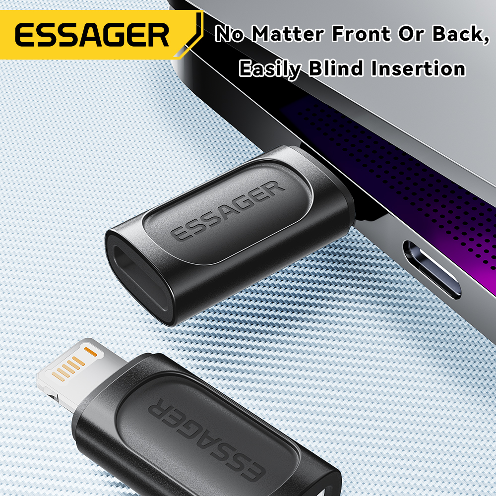 Technical Reply. ESSAGER USB Female Type C to iOS Male Adapter 480Mbps ...
