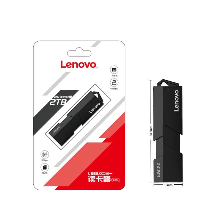 Technical Reply. Lenovo D204 2 IN 1 Memory Card Reader, Dual Interface ...